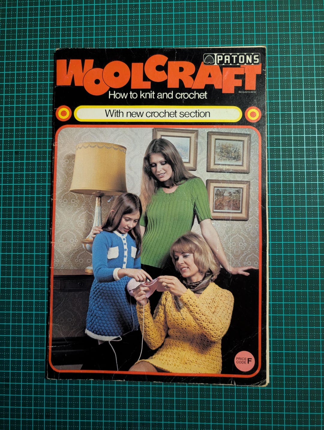Vintage Knitting and Crochet Pattern Book, Patons Wool Craft How to ...