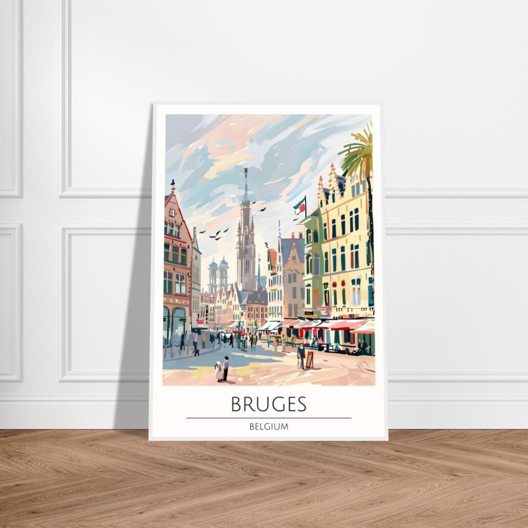 Bruges Art Print, Bruges Wall Art, Bruges Art Print, Bruges Poster ...