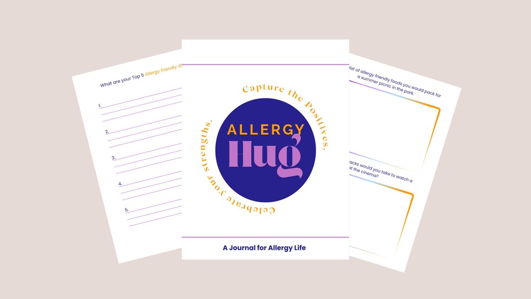 The Allergy Hug - PDF Positivity Journal - Etsy