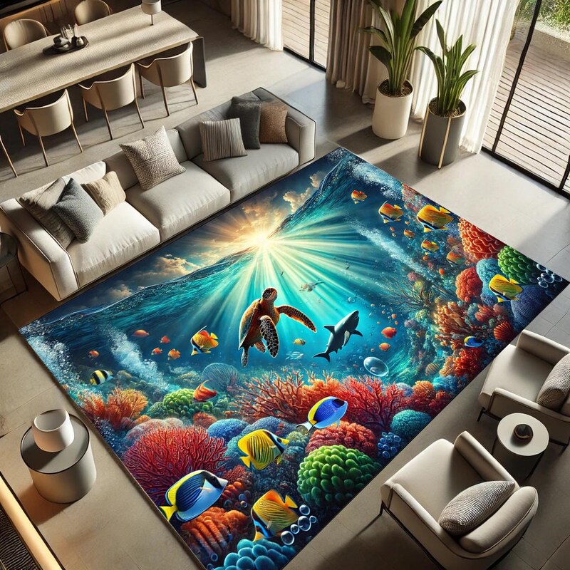 Under the Sea Rug - Etsy