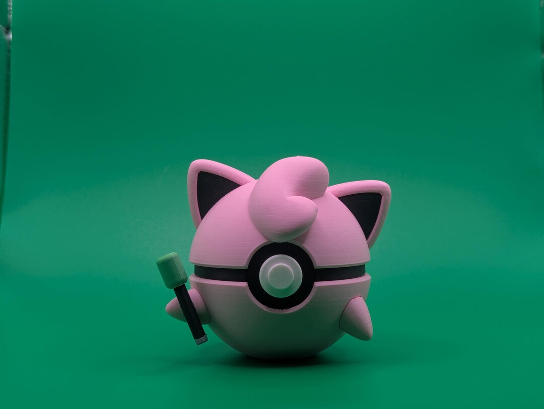 Jigglypuff 3D Printed Pokemon Pokeball - Etsy