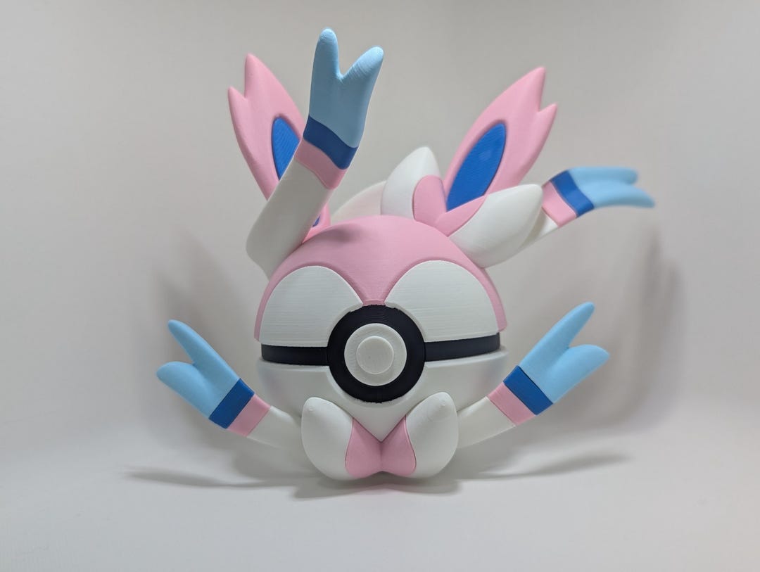 Sylveon 3D Printed Pokemon Pokeball - Etsy