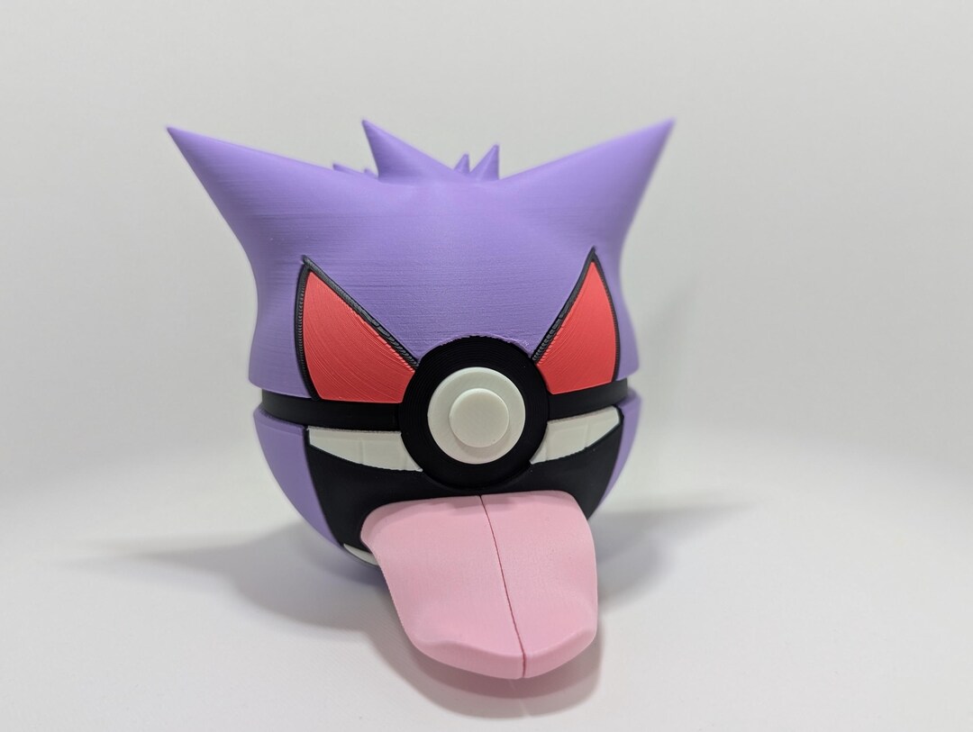 Gengar 3D Printed Pokemon Pokeball - Etsy