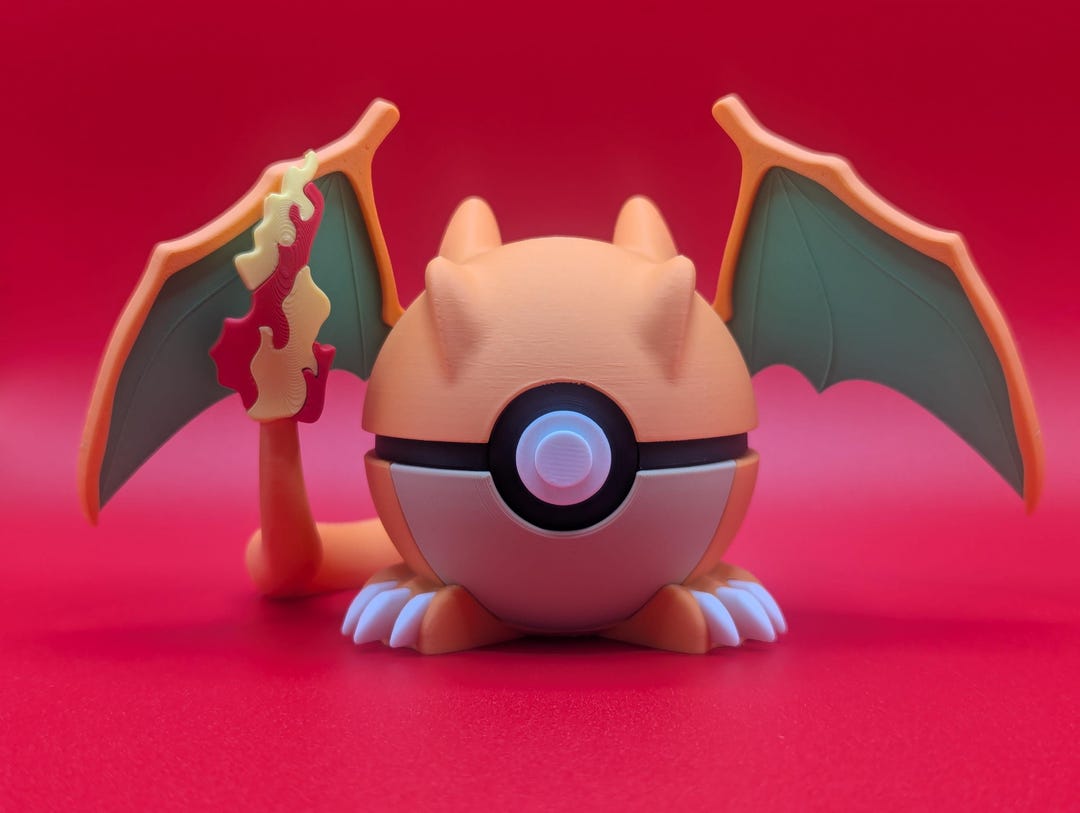 Charizard 3D Printed Pokemon Pokeball - Etsy