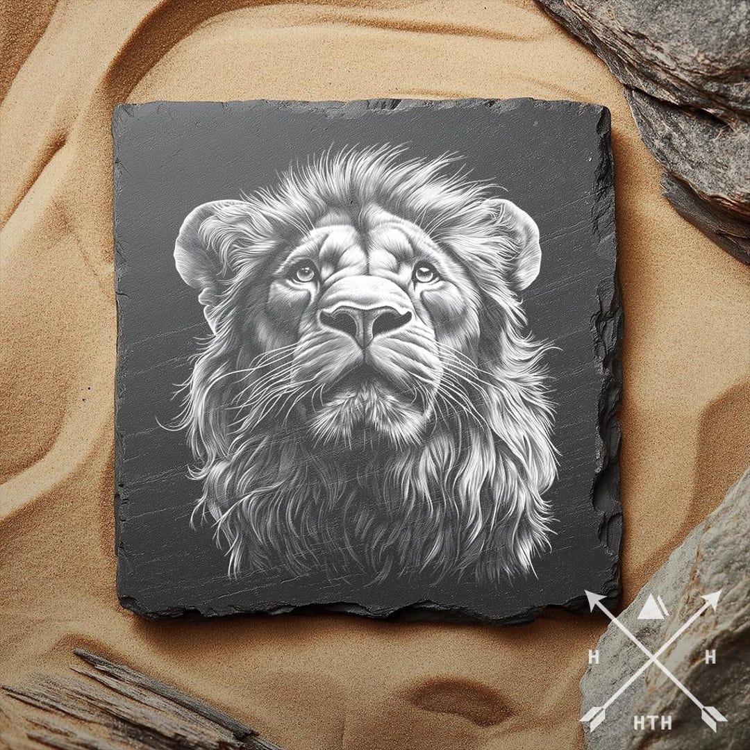 Lion - Lightburn, Engraving Design, Digital Download for Laser ...