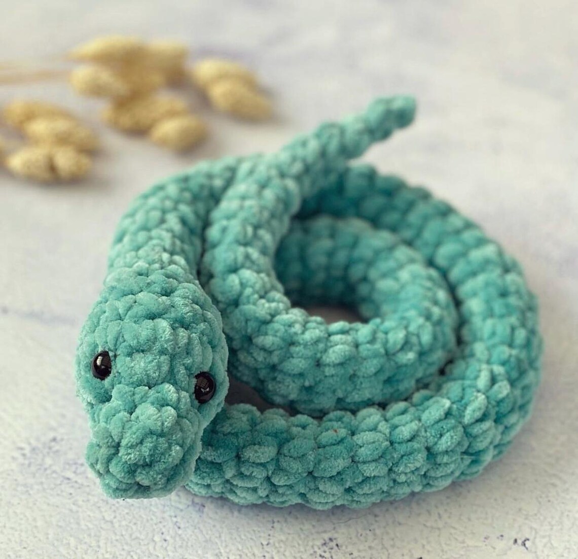 Snake Crochet Pattern and Tutorial / Viral Crochet Snake / Amigurumi ...