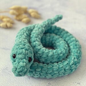 Snake Crochet Pattern and Tutorial / Viral Crochet Snake / Amigurumi ...