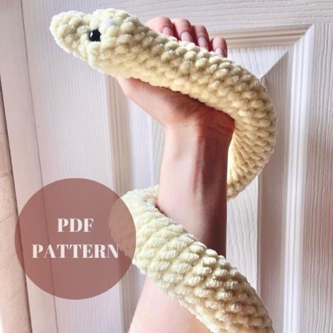 Snake Crochet Pattern and Tutorial / Viral Crochet Snake / Amigurumi ...