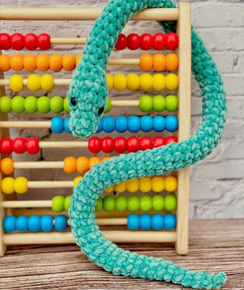 Snake Crochet Pattern and Tutorial / Viral Crochet Snake / Amigurumi ...