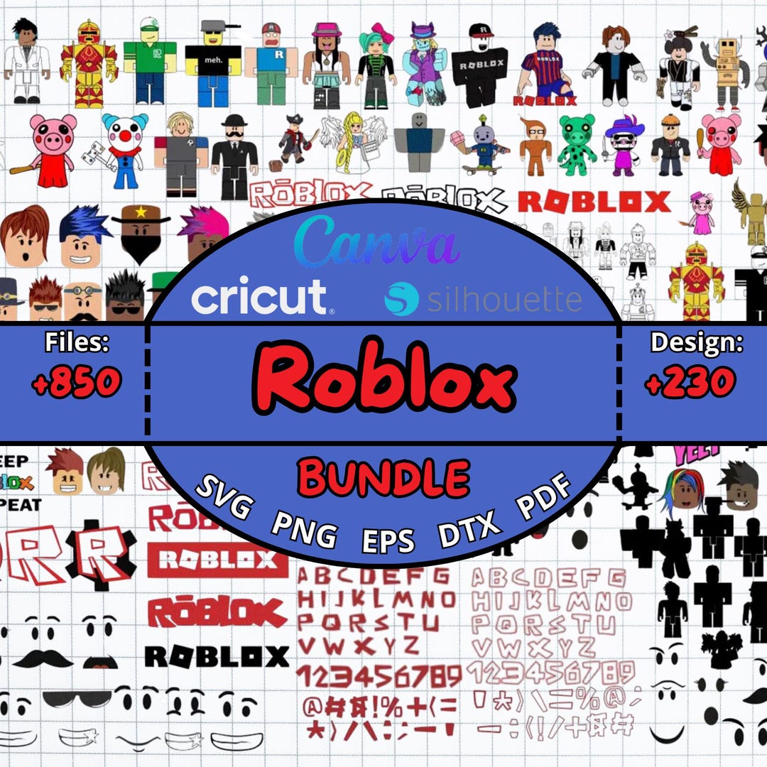Roblox SVG Bundle: Includes Roblox Svgs, Ideal for Creative Crafts and ...