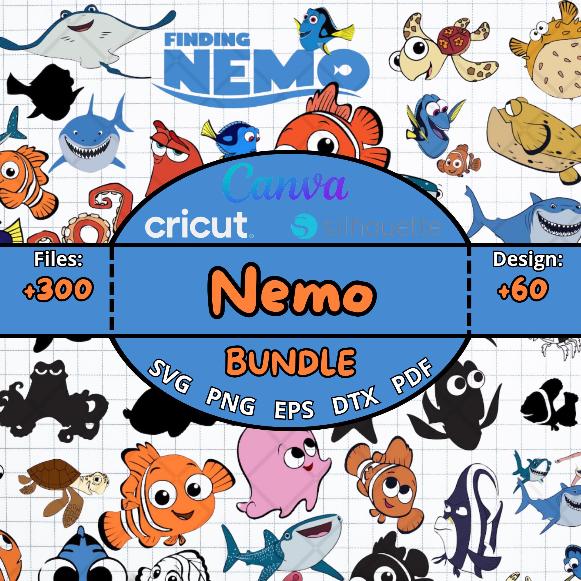 Finding Nemo Svg Bundle: Includes Nemo Svg, Finding Nemo Png, Dory Png ...