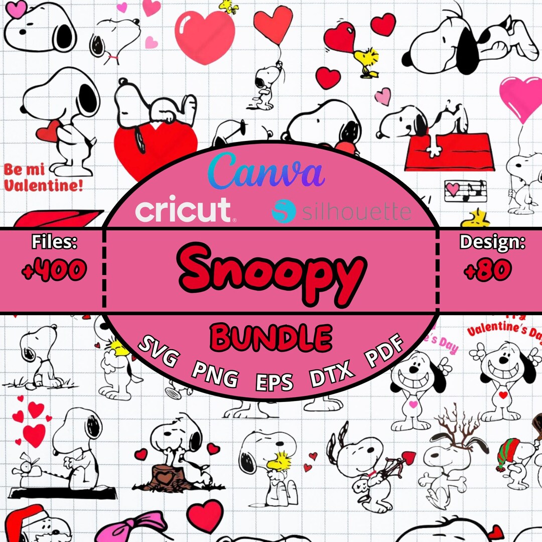 Snoopy svg Bundle: 400+ Peanuts svg, Snoopy png, Peanuts png, for ...