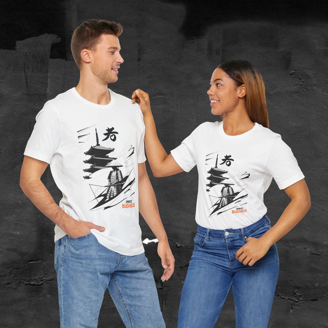 Bushido Spirit Samurai T-shirt - Japanese Warrior Aesthetic Streetwear ...