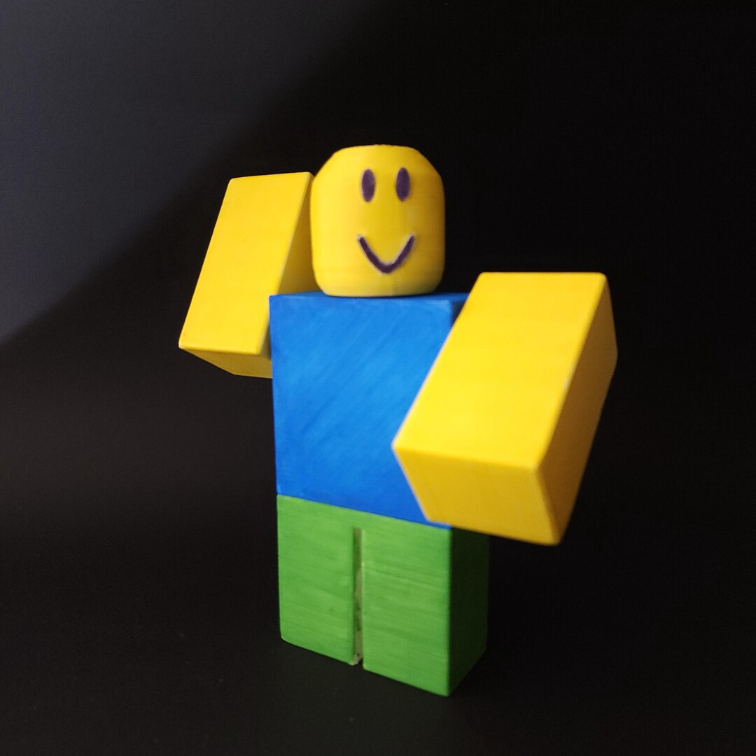 Roblox Default Character Action Figure – 7-inch Meme Toy | Painted or ...