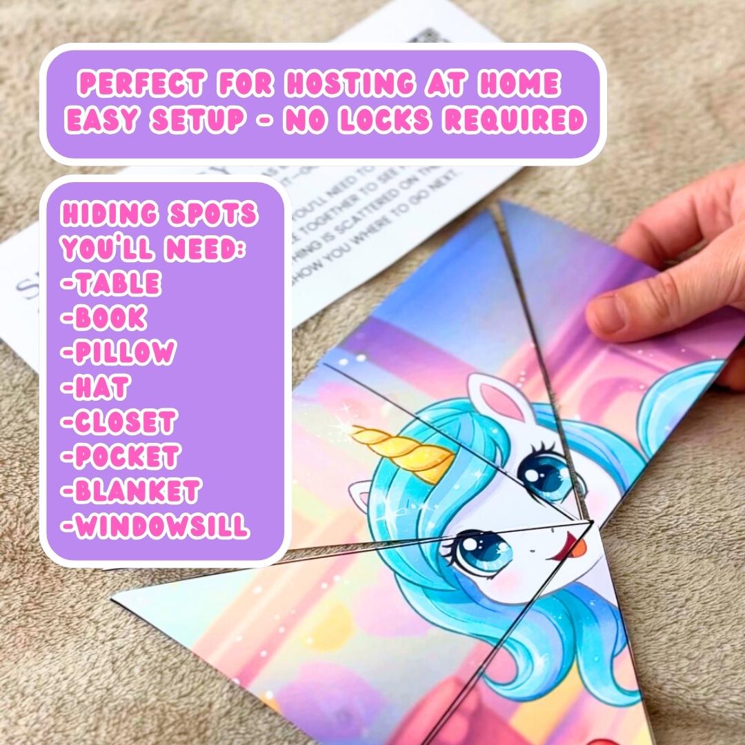 Unicorn Escape Room for Kids | Printable Birthday Party for Kids ...