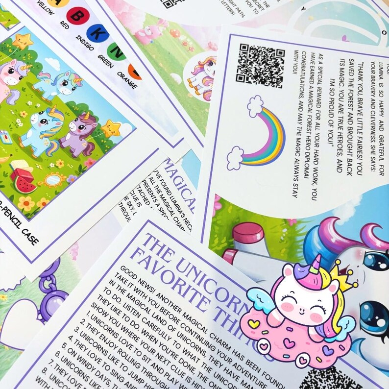 Unicorn Escape Room for Kids | Printable Birthday Party for Kids ...