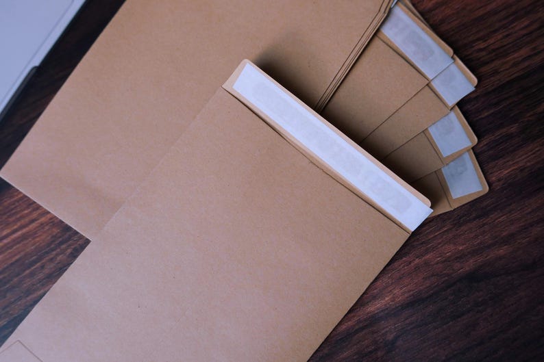 Brown Kraft Padded Envelope | Ready to Use & Mail | Self-adhesive A6 ...