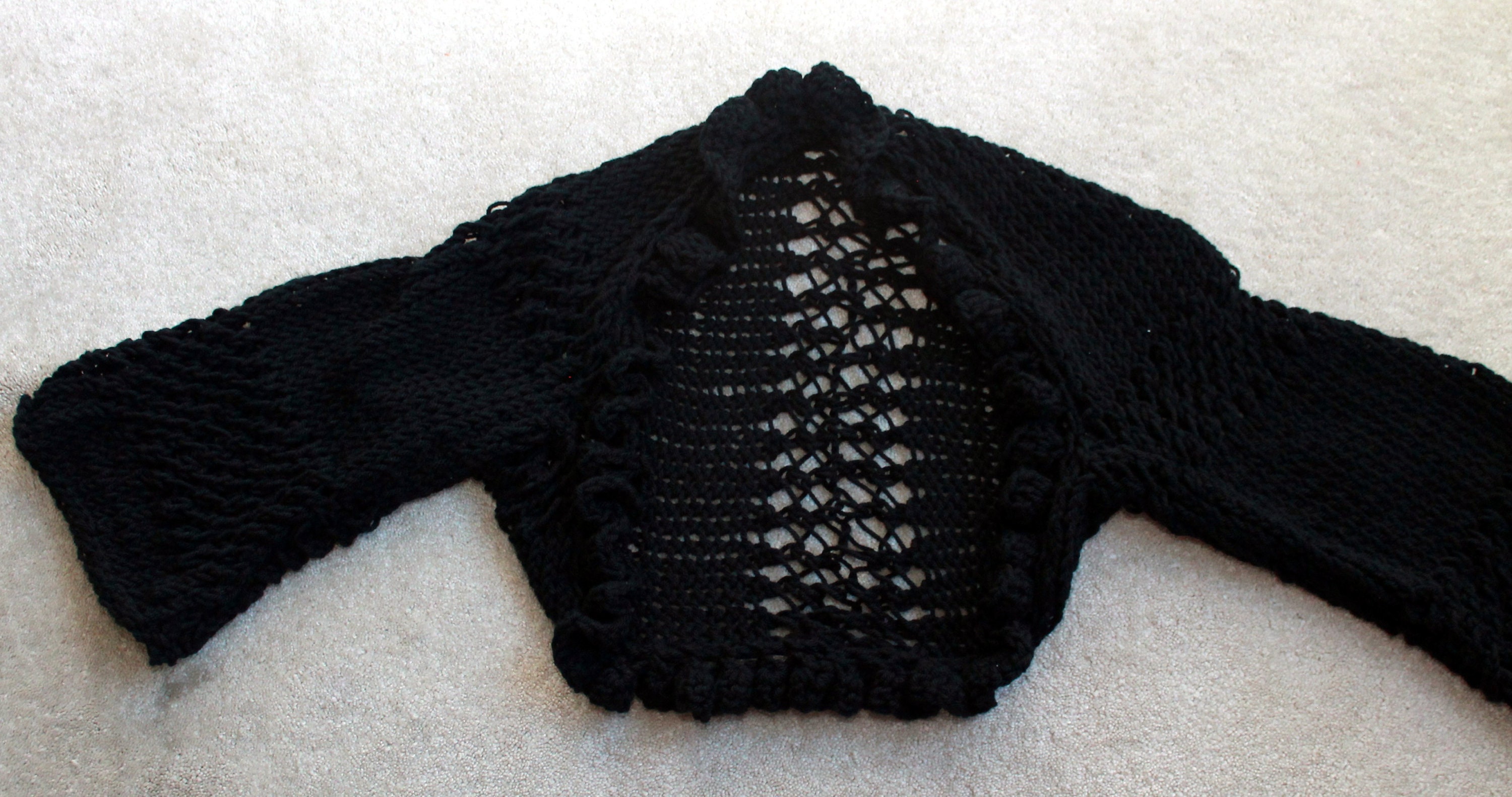 Knit Shrug Womens Shrug Black Shrug Bolero Bohemian Shrug | Etsy