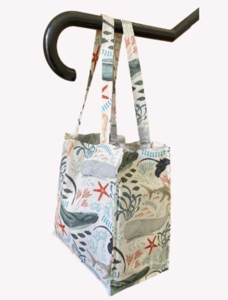 Reusable Shopping Bag PDF Sewing Pattern: DIY Tote Bag With Optional ...