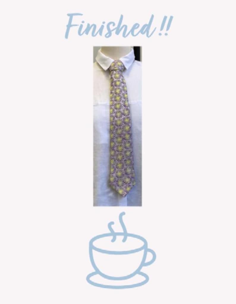 Tie PDF Sewing Pattern | Instant Download Necktie Pattern | DIY Classic ...