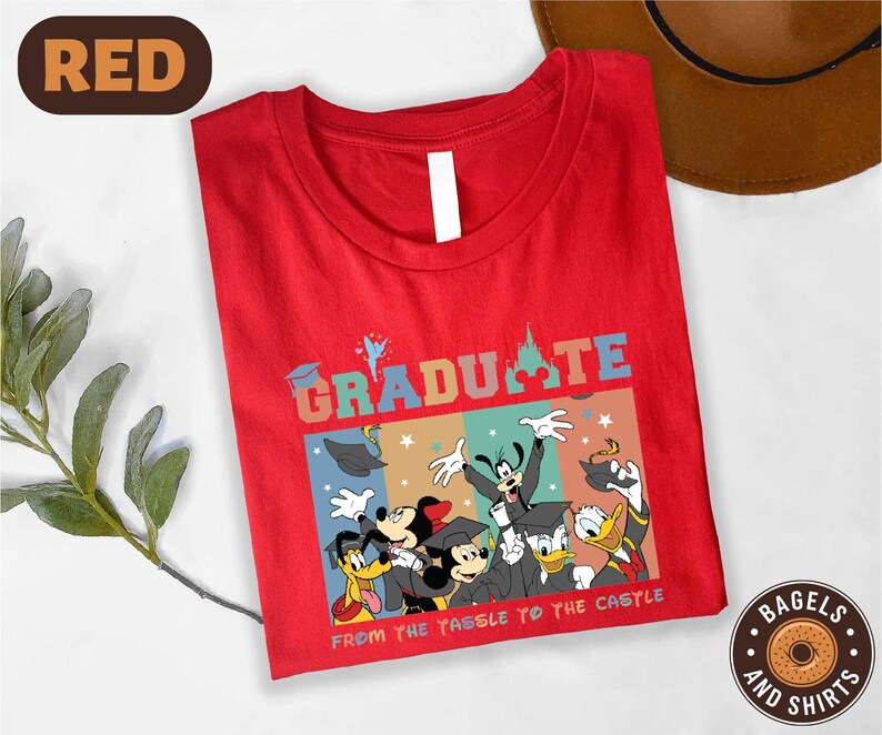 Disney Mickey and Friends Graduation Shirt, Disneyland Class of 2025 ...