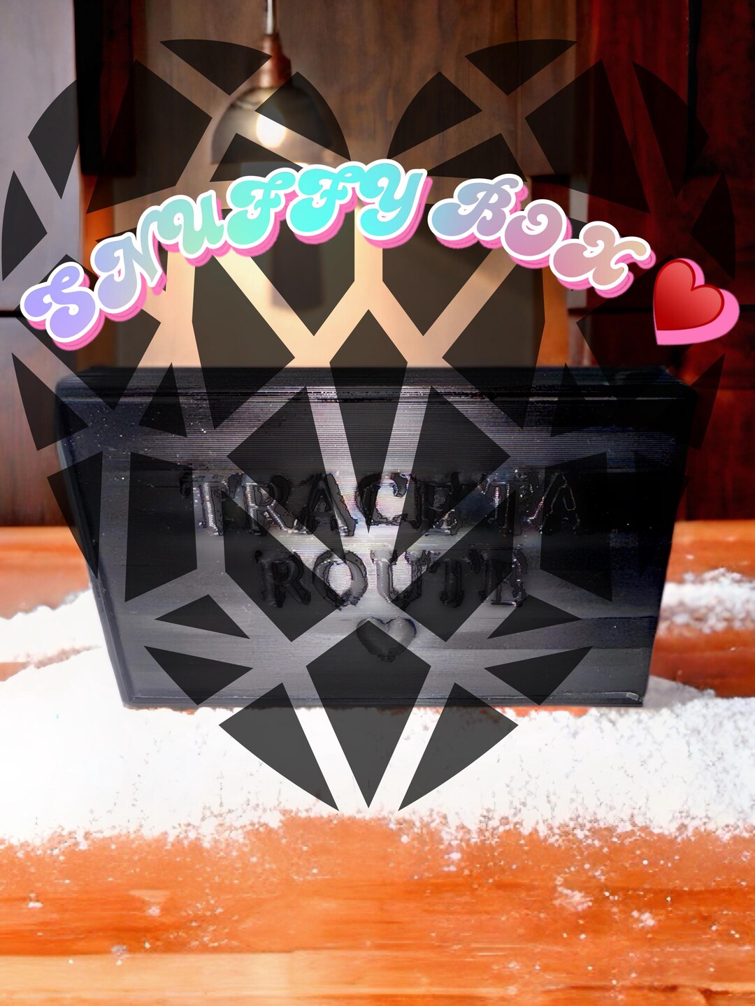 Customizable Snuff Box 3D Printed in Durable PLA, Minimalist and ...