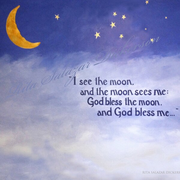 Moon Poem - Etsy