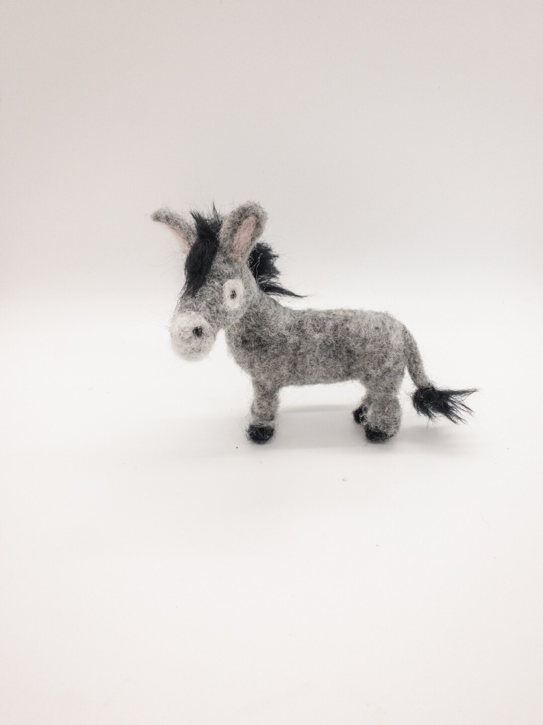 Needle Felted Animal Felted Animal Needle Felted Donkey - Etsy