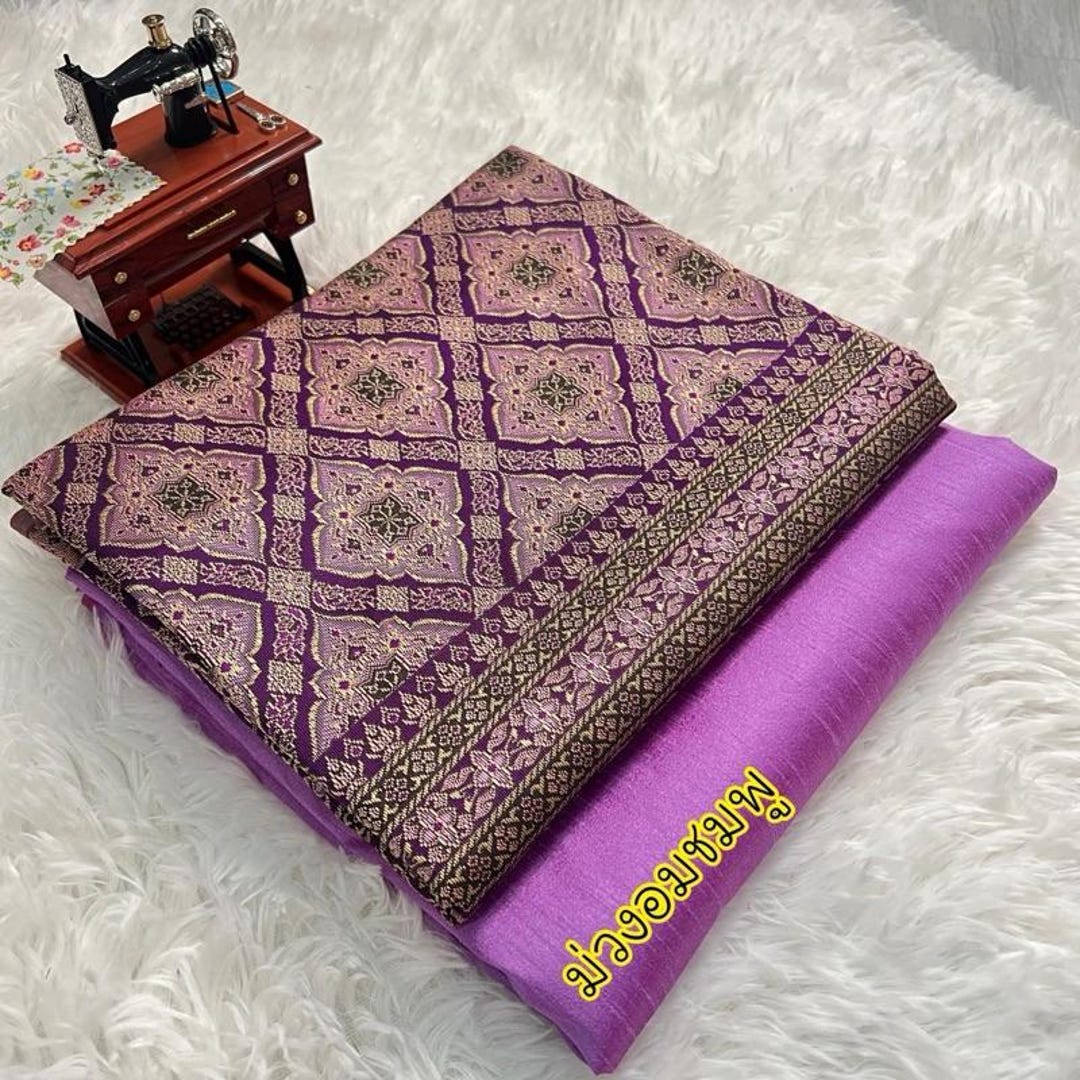 E2:women Fabric, Ayutthaya Pattern Woven Fabric, Fabric for Cutting ...