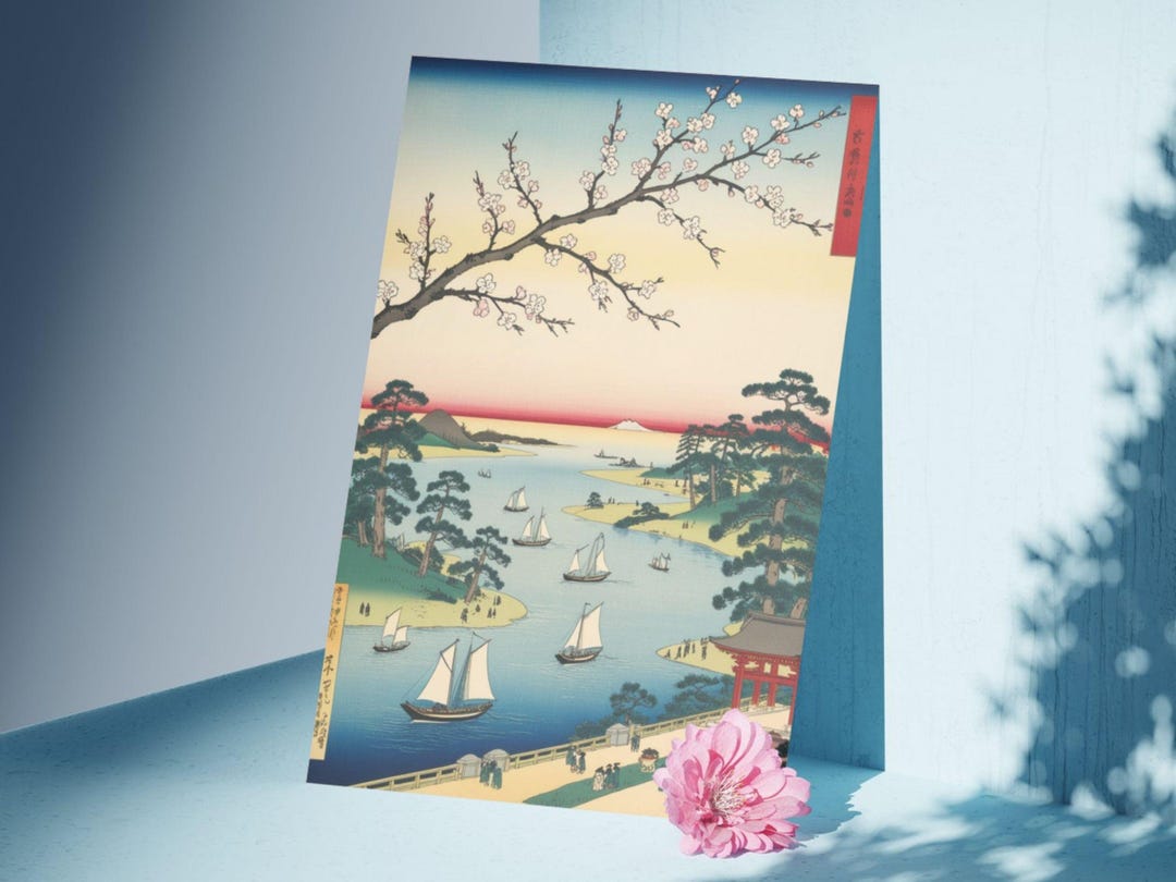 Canva AI Digital Art.traditional Japanese Painting Produced Digitally ...