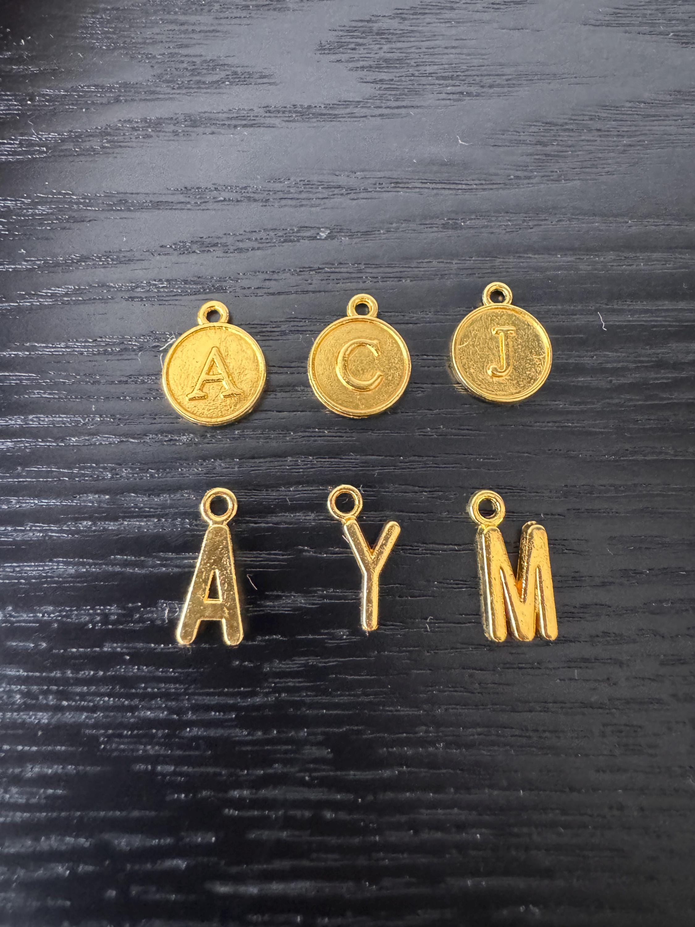 Custom Initial Safety Pin Hat Charm Pin Brooch | Clothing Hat Bling ...