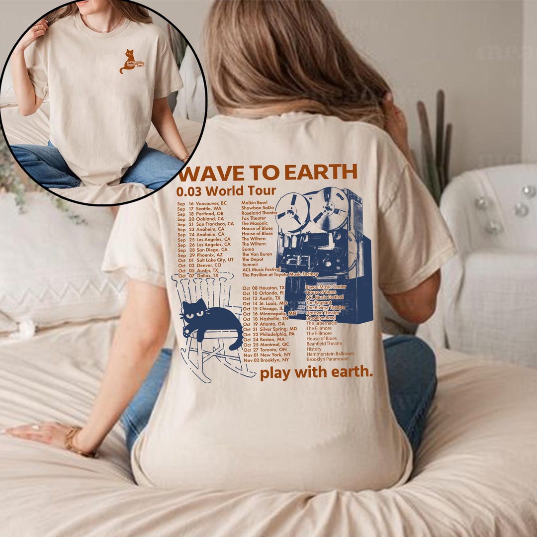 Wave to Earth 0.03 Tour 2024 T-shirt, Wave to Earth Kpop Merch, Wave to ...