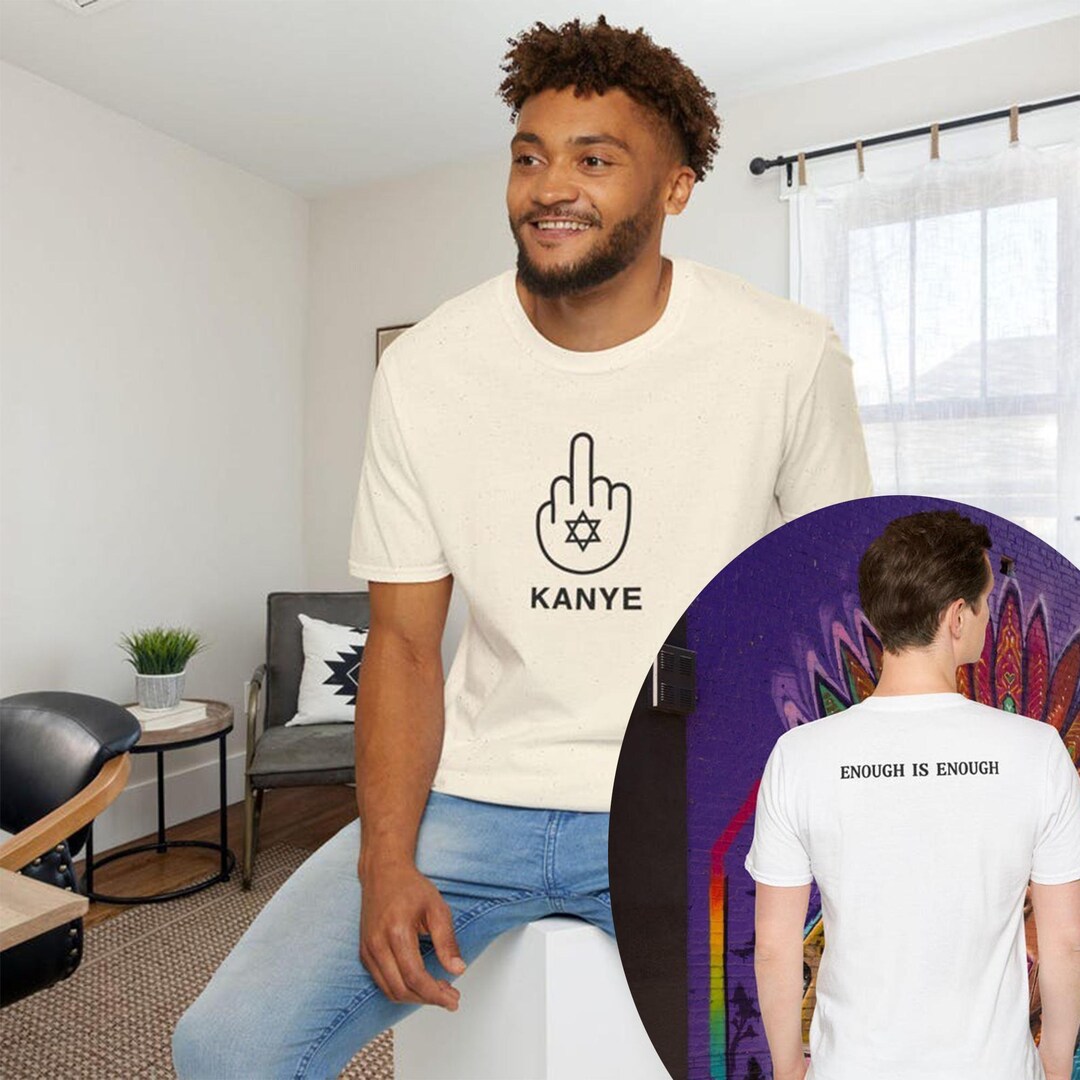 The Original Middle Finger Kanye Shirt, Controversial Graphic Tee ...