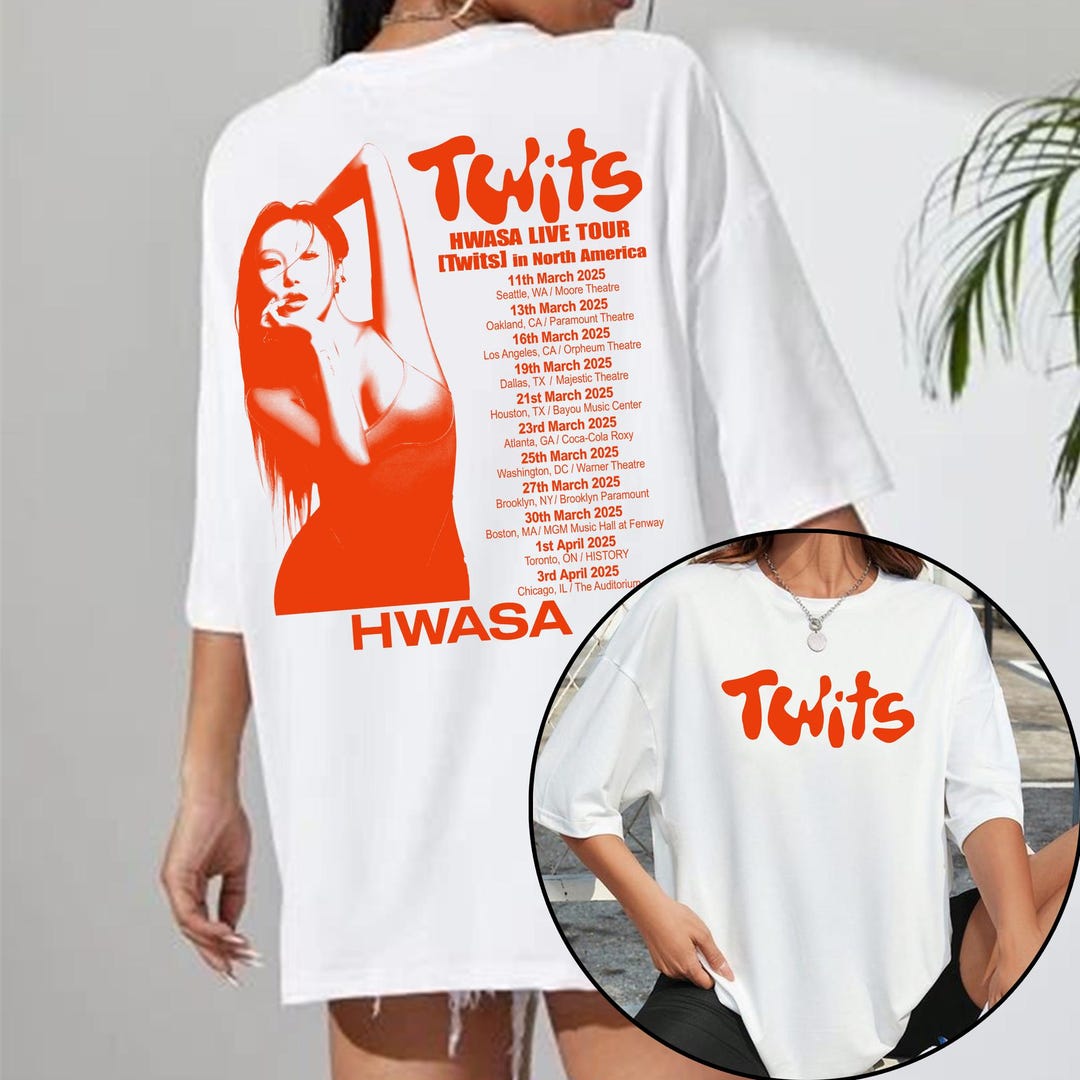 Hwasa Live Tour Twits 2025 T-shirt, Hwasa Mamamoo Shirt, Ahn Hye-jin ...