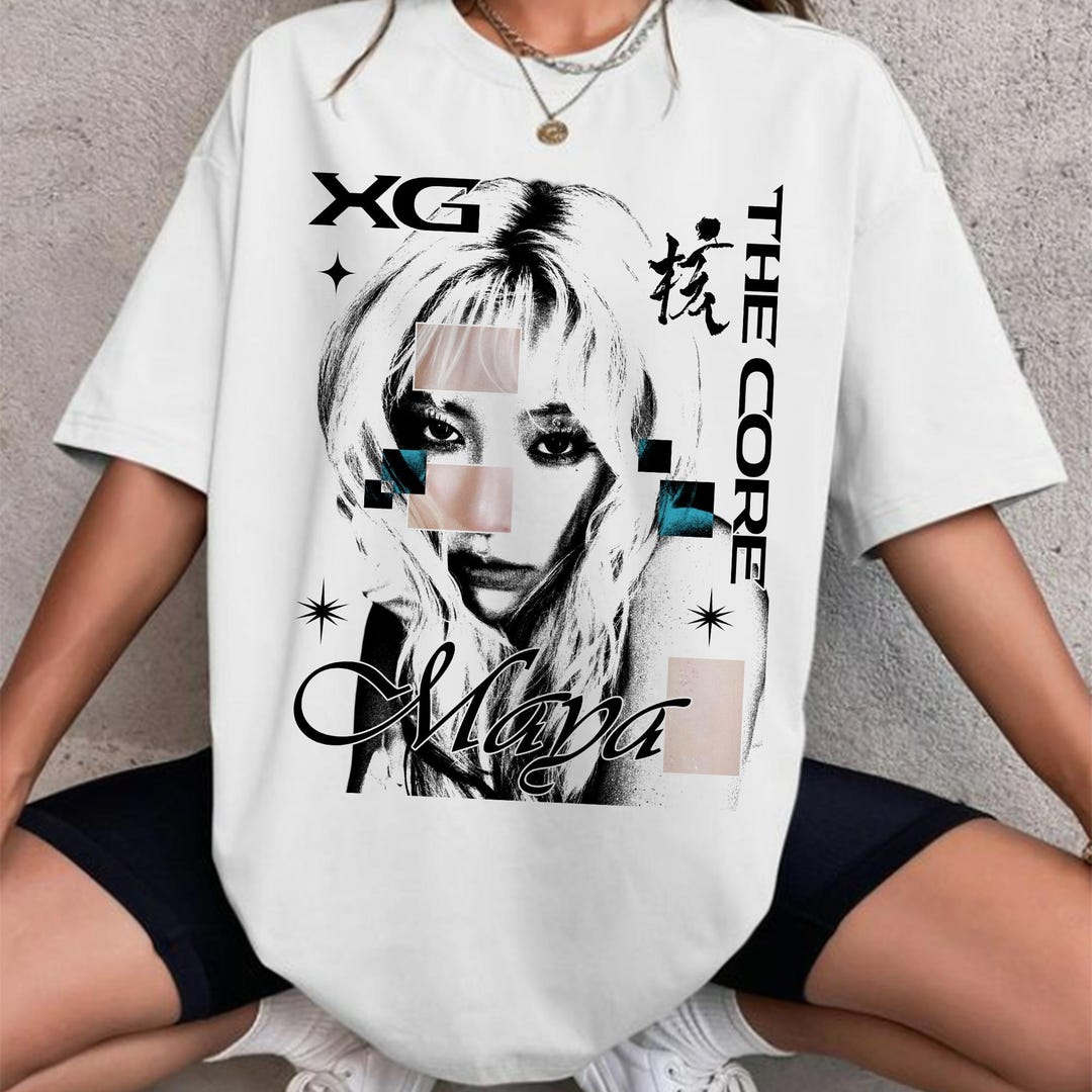 Maya XG Kpop Graphics T-shirt, XG the Core World Tour Shirt, XG the ...