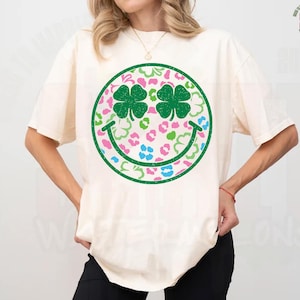 Lucky Charm Smiley Face SVG, Smiley Face PNG, St. Patrick’s Day Design ...