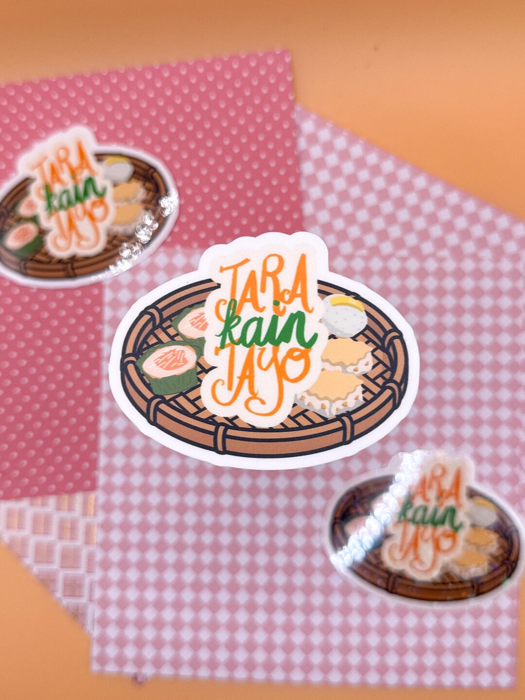Funny Filipino Sticker: Tara Kain Tayo - Laptop, Water Bottle - Etsy