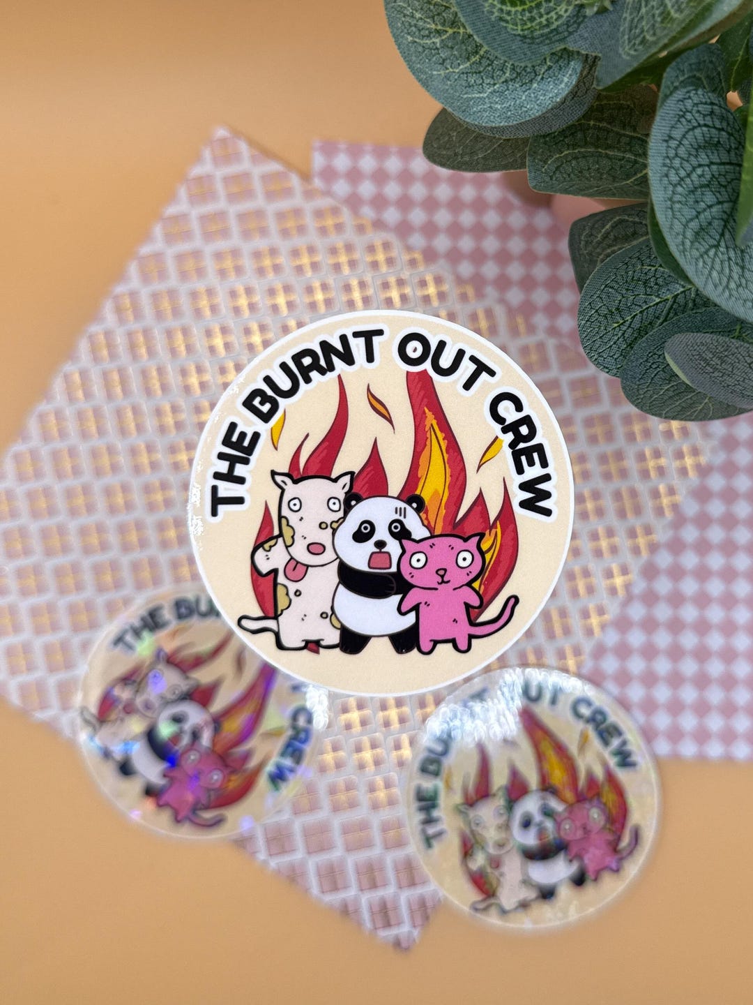 Burnt Out Crew Vinyl Sticker - Funny Laptop, Water Bottle Decal - Etsy