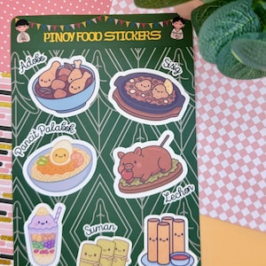 Filipino Food Sticker Sheet: Waterproof Pinoy Pride Decor - Etsy