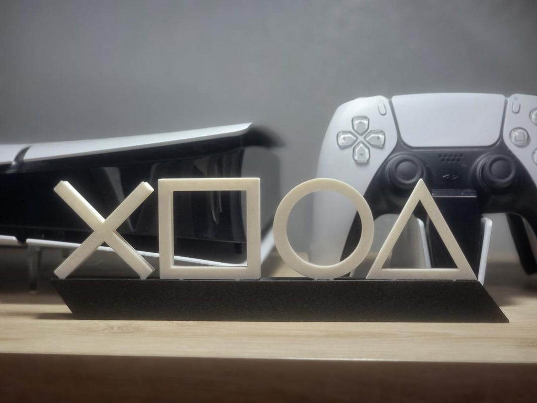 3d Printed Playstation Icons Display - Etsy