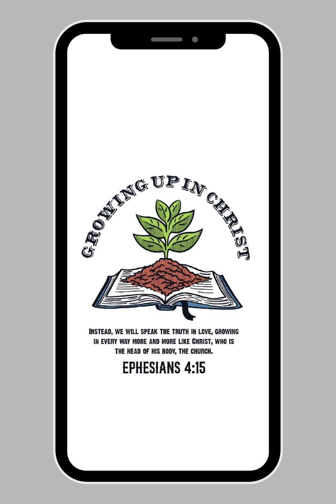 Christian Growth Phone Wallpaper - Etsy