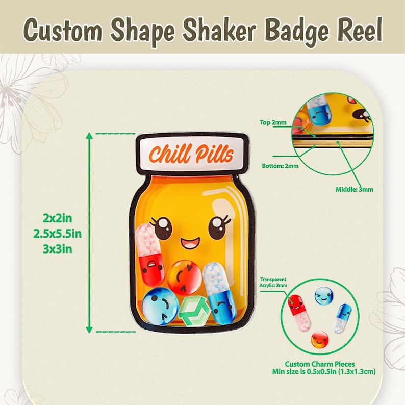 Motivation Shaker Badge Reel, Valentine Conversation Heart Badge Holder ...