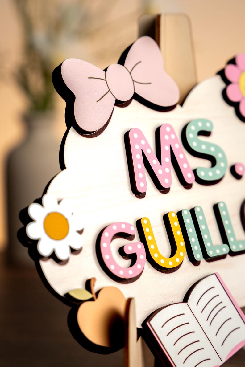 Personalized Teacher Welcome Sign, Teacher Door Hanger, Teacher Door ...