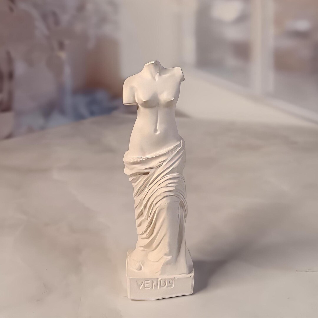 Venus De Milo Greek Goddess Statue Plaster Sculpture Ancient Mythology ...