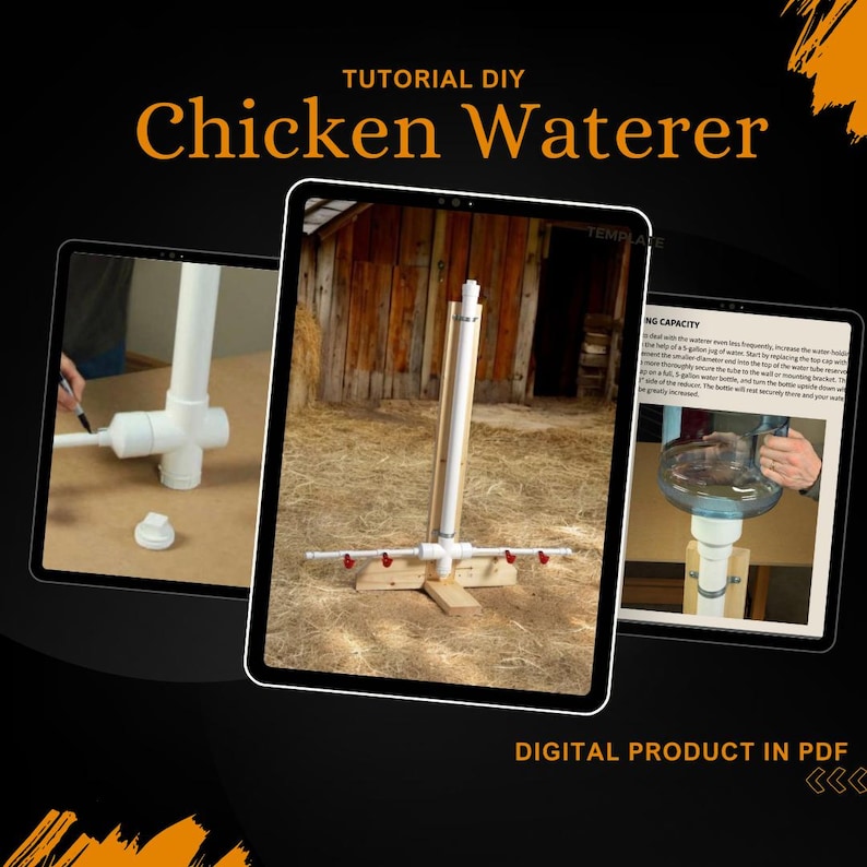 Chicken Waterer Using PVC Pipe DIY: Easy Step-by-step Tutorial for a ...