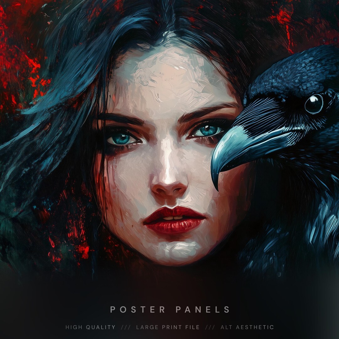 The Morrigan: Raven Goddess | Celtic Myth Dark Fantasy Art | Pagan ...