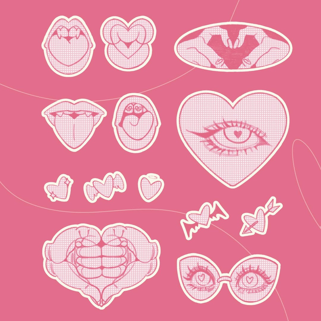 Goodnotes Stickers Pink Digital Stickers Goodnotes Love Sticker Png ...