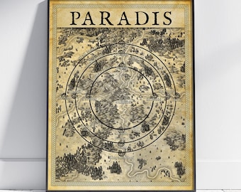 Attack on Titan Map, Paradis Island Map, Walls of Paradis, Map of Walls ...