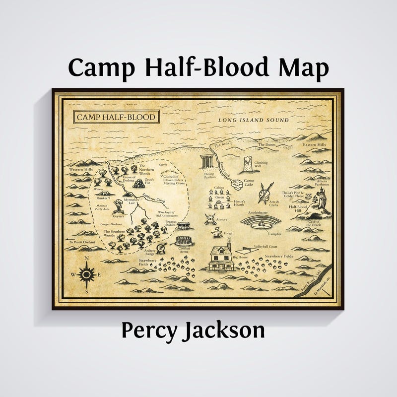 Percy Jackson Art - Etsy