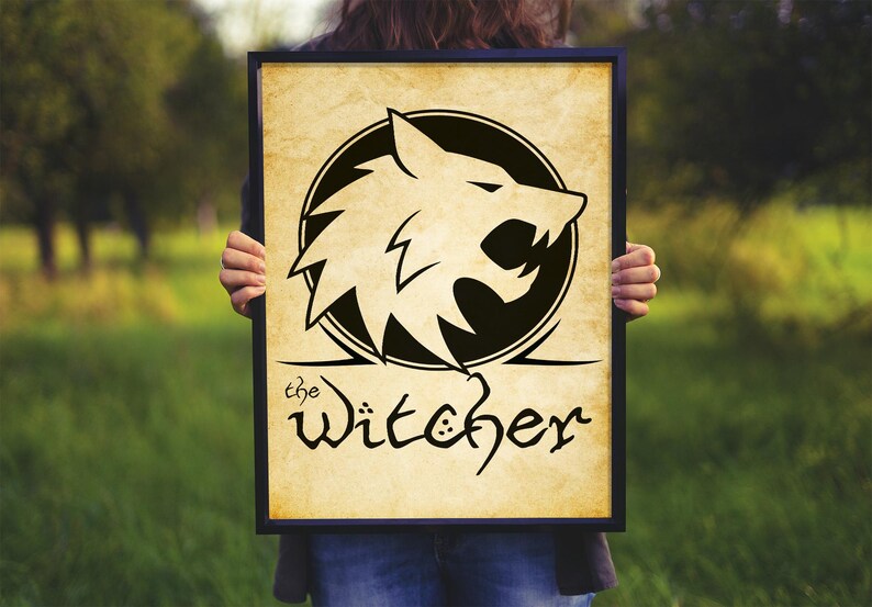 The Witcher Poster: Geralt of Rivia, Fantasy Wall Art - Etsy
